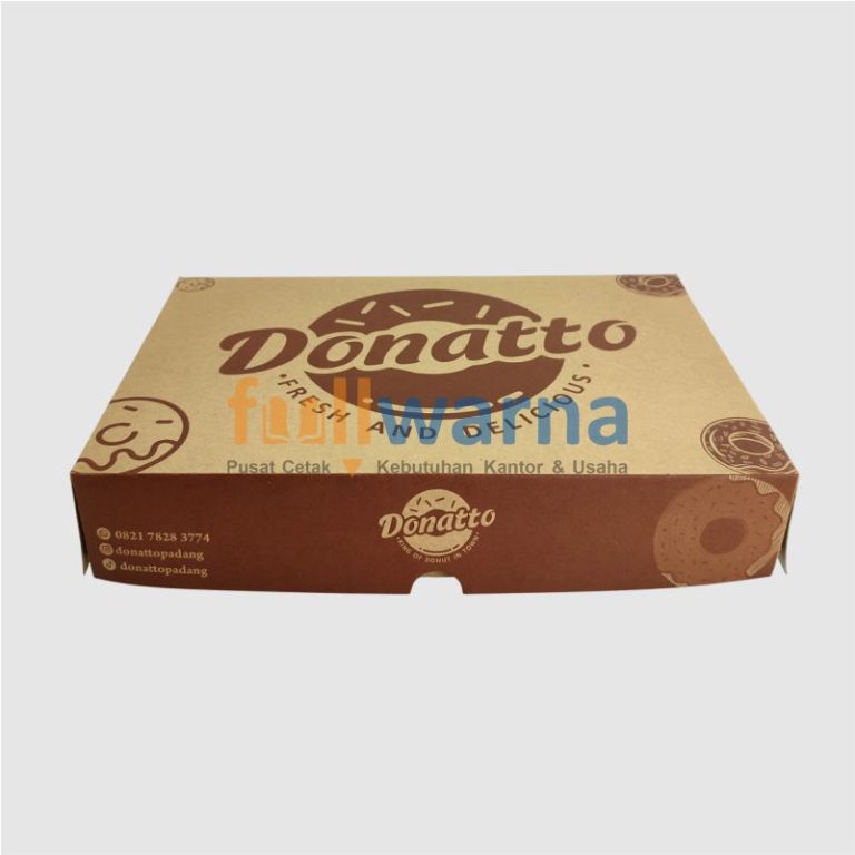 Box Donat Isi 6 Donatto - Percetakan Jogja Full Warna - Tempat Mencetak ...